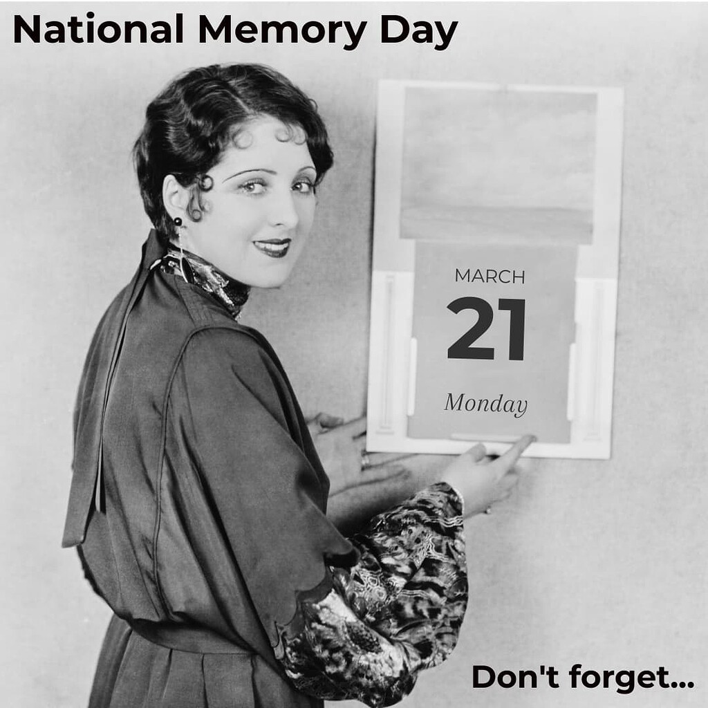 National Memory Day - General Memory Chat - Art of Memory Forum