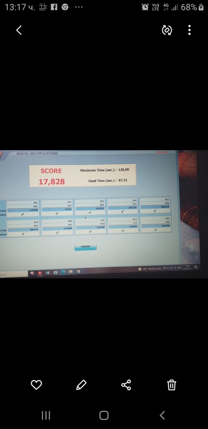 Memoriad Addition Task - Mental Calculation, Mathematics, and Puzzles ...