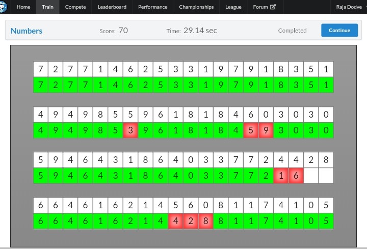 Finally I memorized 60 digits in ML😘😘😘 - Memory League - Art of Memory ...