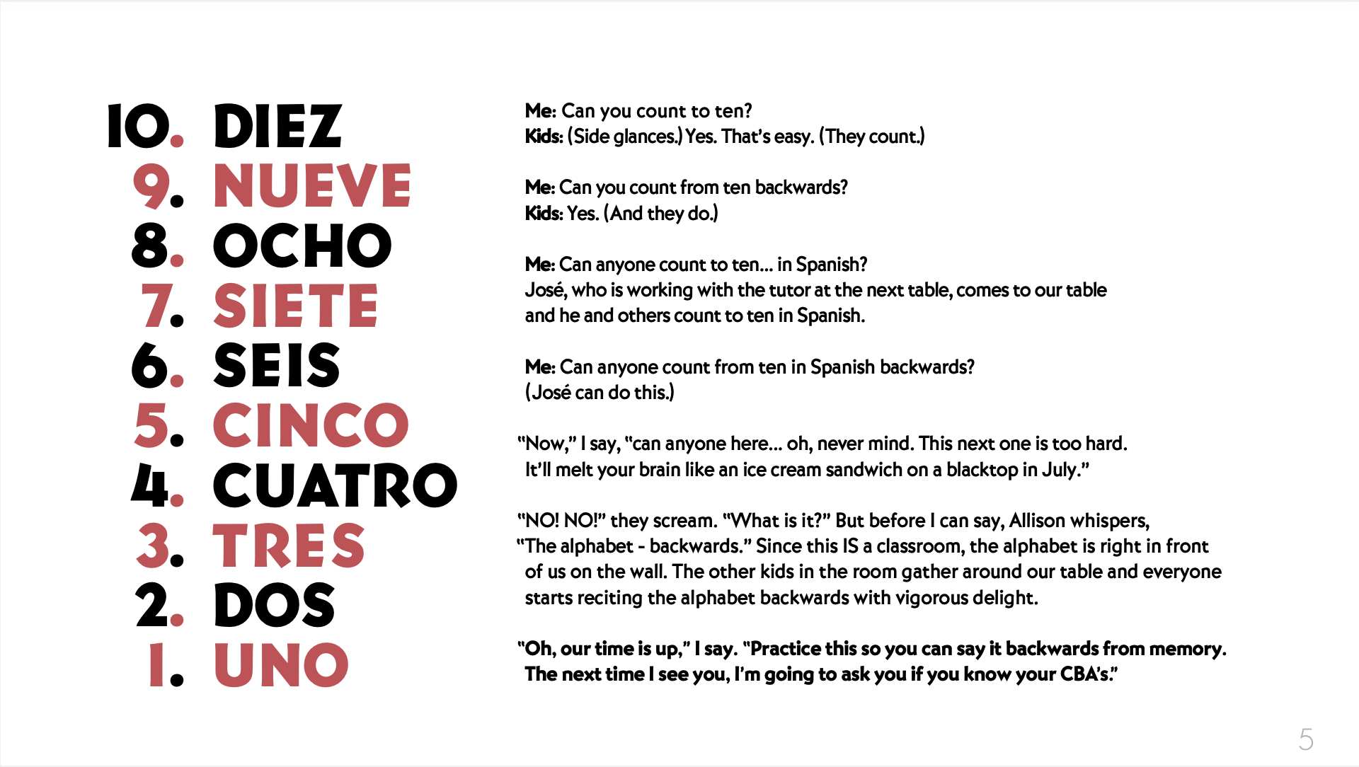 Recite the alphabet backwards - Memory Challenges - Art of Memory Forum